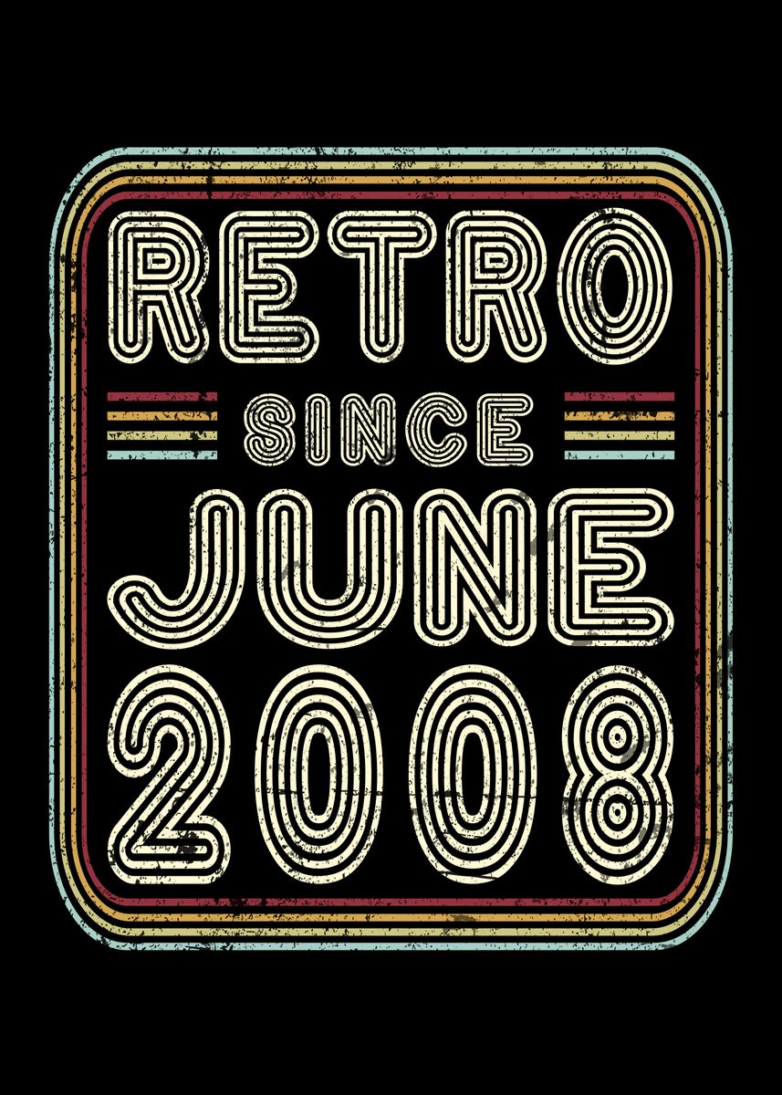 'Birthday June 2008' Poster, picture, metal print, paint by schmugo ...