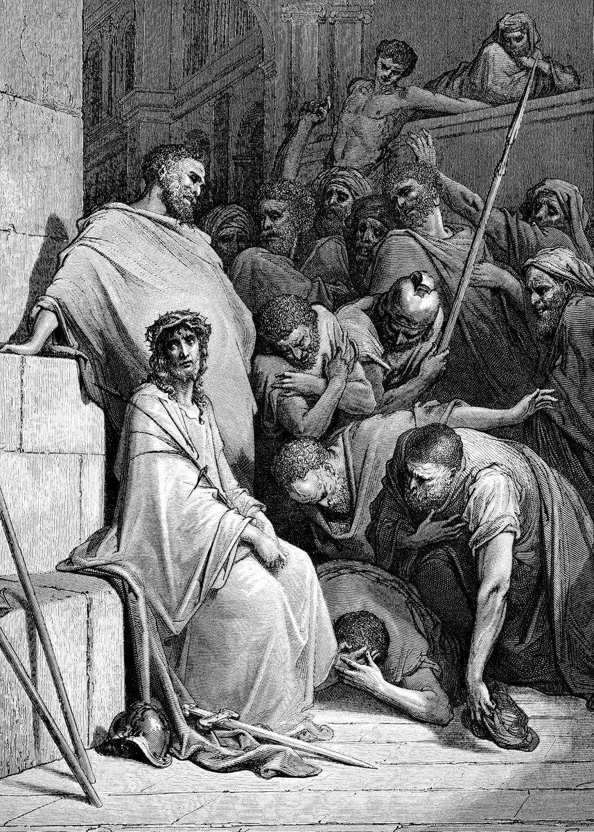 'Christ Mocked' Poster, picture, metal print, paint by ViktorDesigns ...