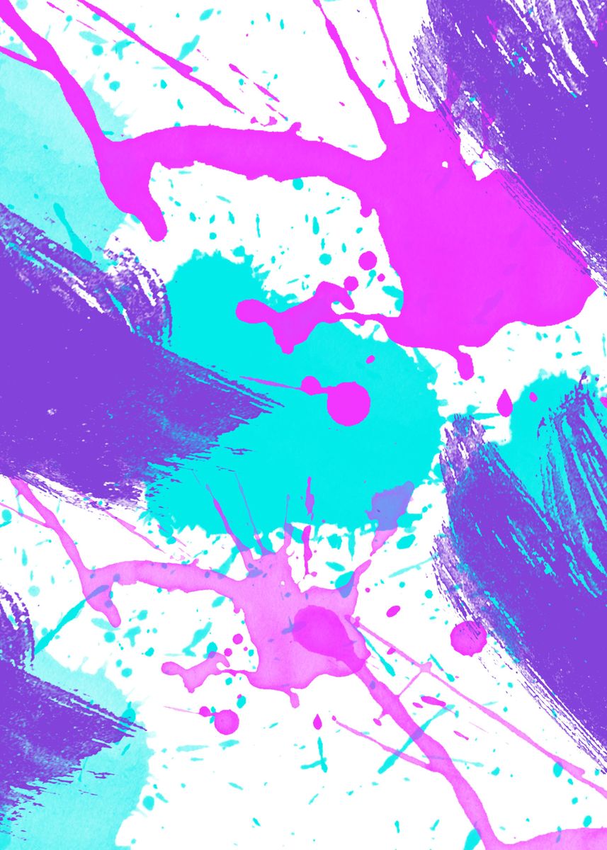 'artistic brush art 1' Poster by Muhammad Anas | Displate