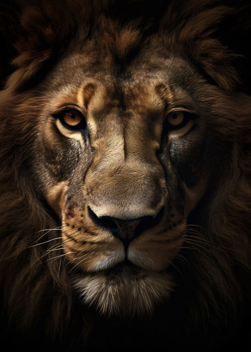 'King of the Jungle' Poster, picture, metal print, paint by Conceptual ...