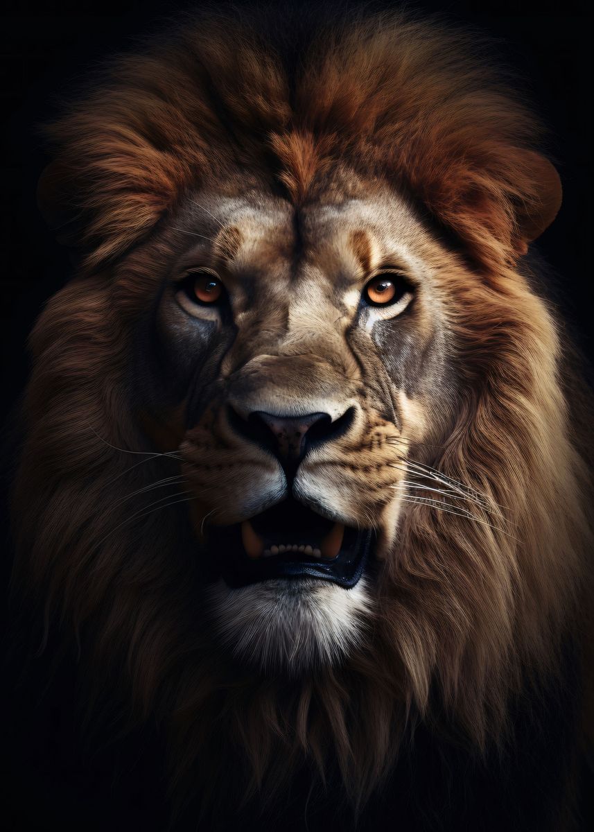 'King of the Jungle' Poster, picture, metal print, paint by Conceptual ...