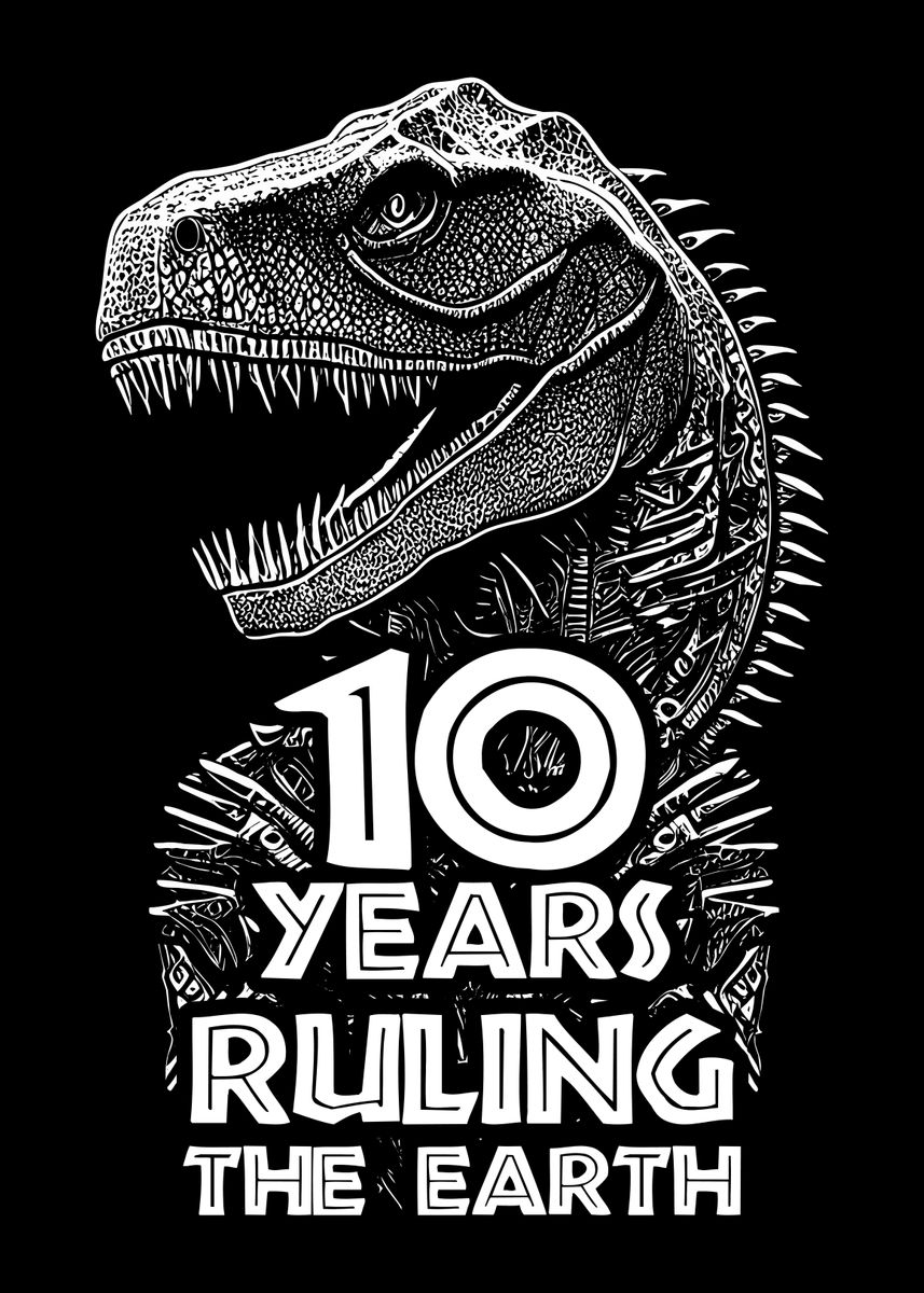 '10 Years Anniversary' Poster, picture, metal print, paint by TMBTM ...