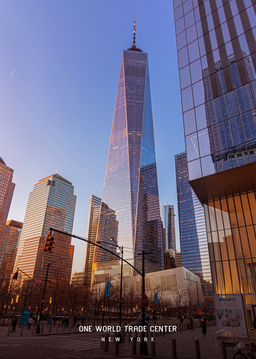 'One World Trade Center ' Poster, picture, metal print, paint by ...