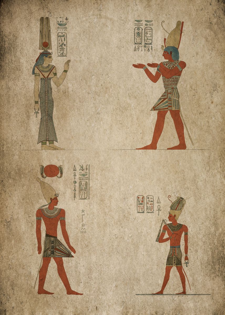 'Temple of Hathor ' Poster, picture, metal print, paint by XandYart ...