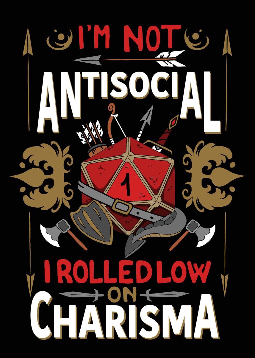 'Rolled on Charisma' Poster, picture, metal print, paint by Valentina ...