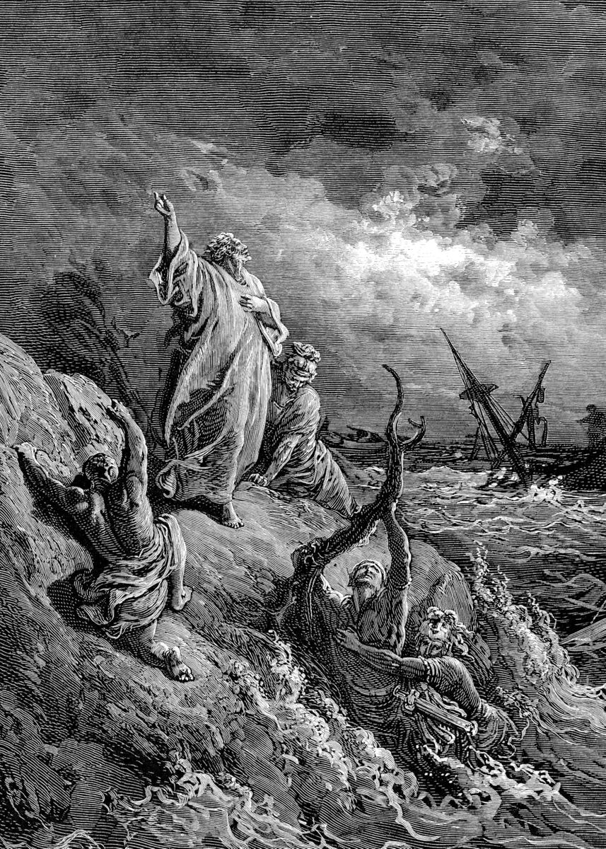 'Saint Paul Shipwrecked' Poster, picture, metal print, paint by ...