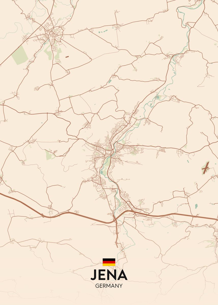 'Jena DE' Poster by IMR Designs | Displate