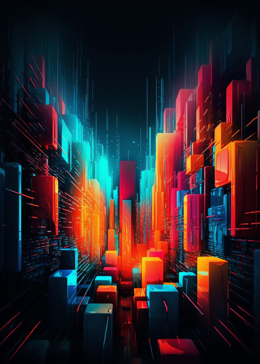 'Color Cool' Poster by Micheal Wick | Displate