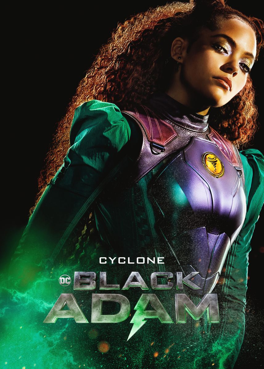 'Cyclone' Poster, picture, metal print, paint by DC Comics | Displate