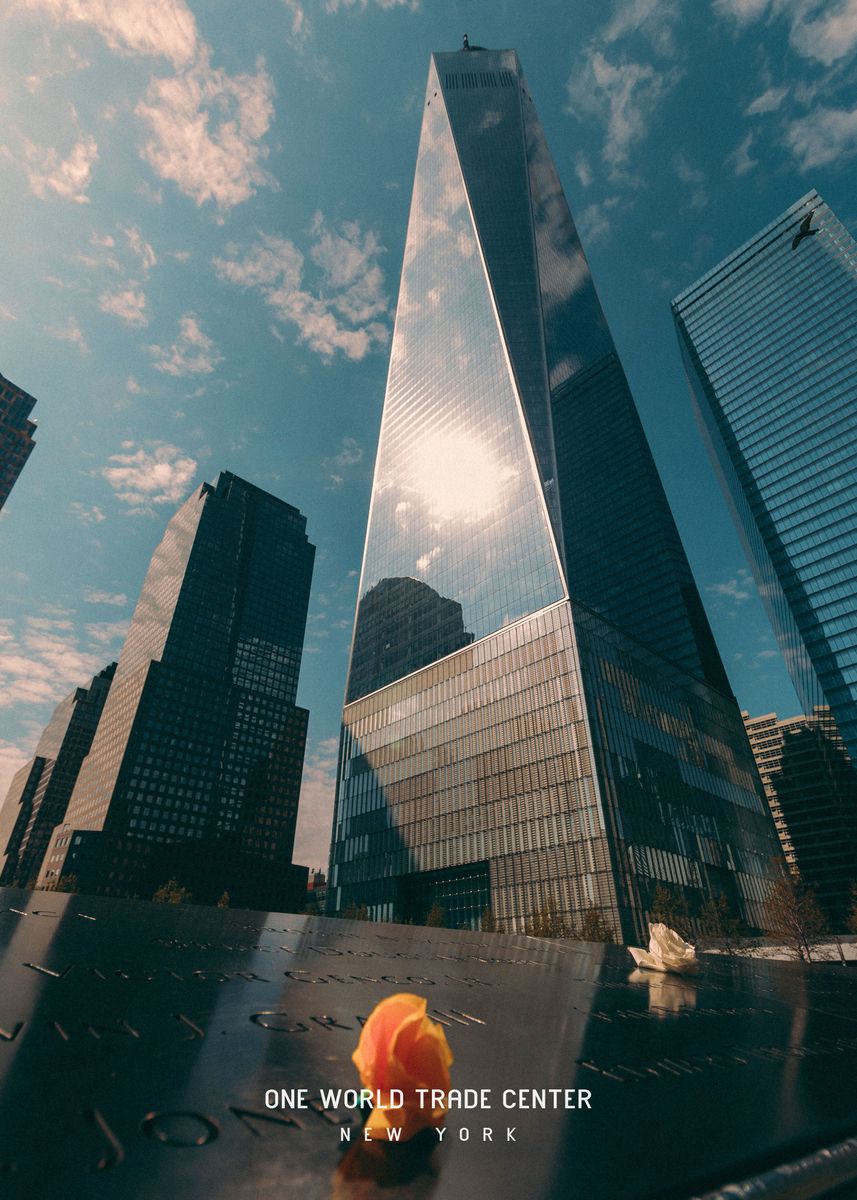 'One World Trade Center ' Poster, picture, metal print, paint by ...