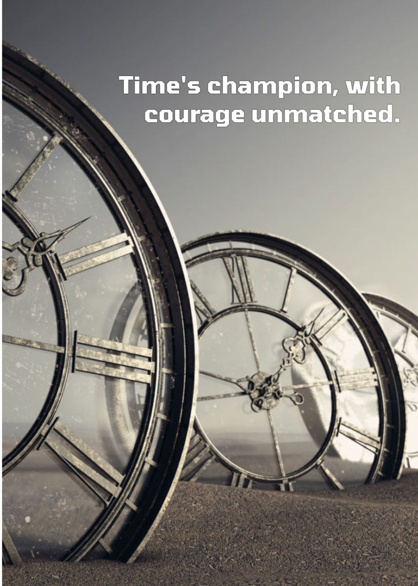 'Times champion' Poster, picture, metal print, paint by AKAI AS | Displate