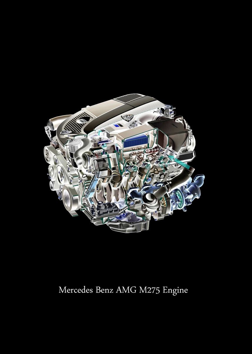 'Mercedes Benz AMG M275 ' Poster, picture, metal print, paint by ke ke ...