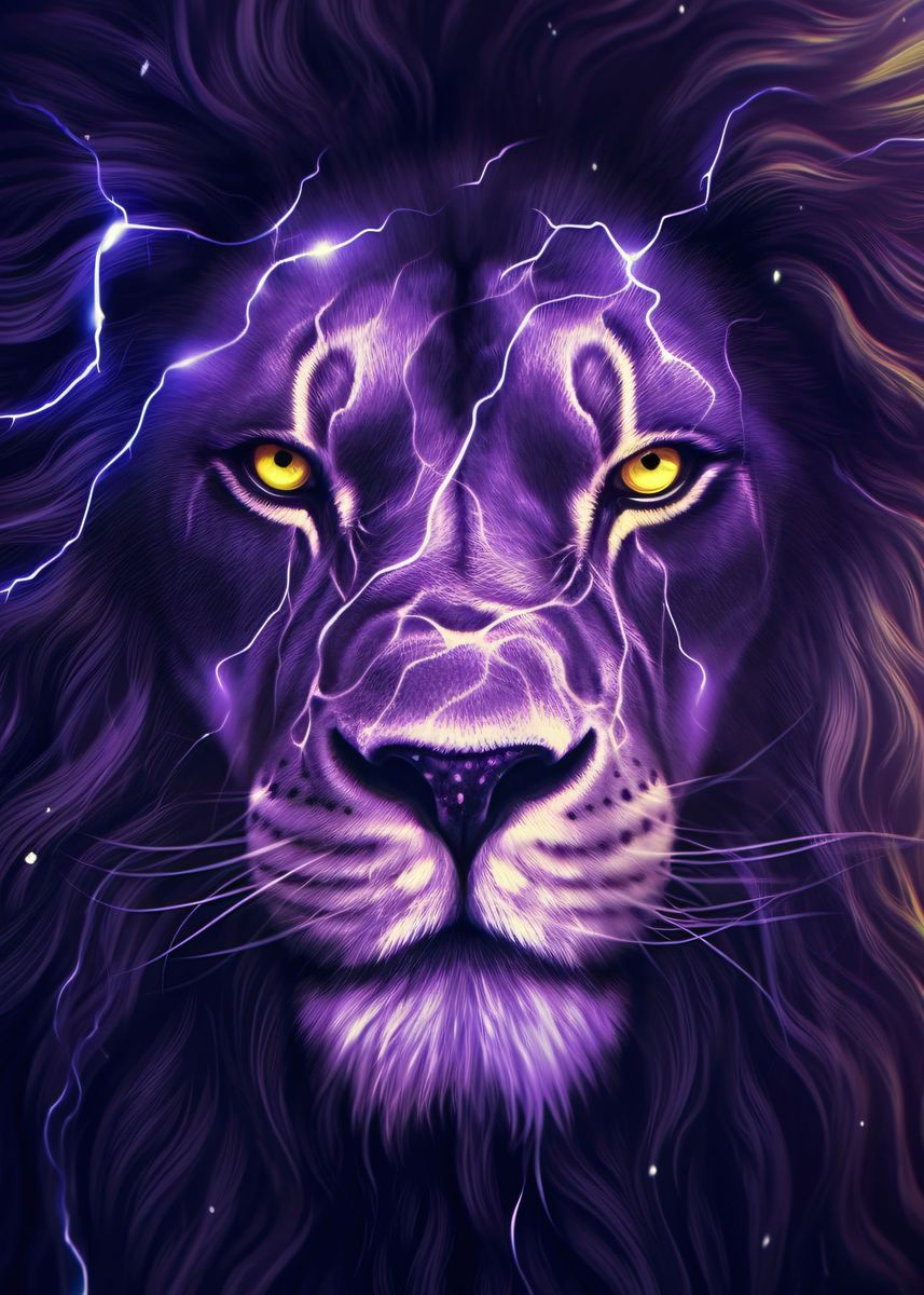 'King of the Jungle' Poster, picture, metal print, paint by Conceptual ...