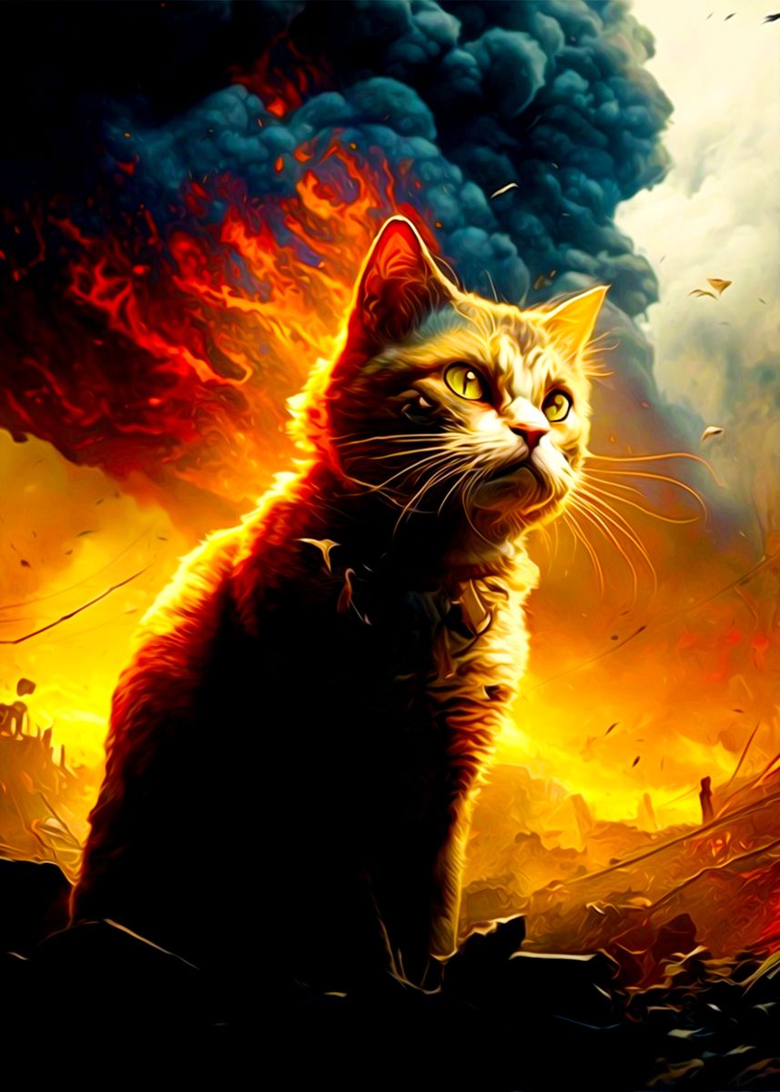 'Cat' Poster by minh doan | Displate