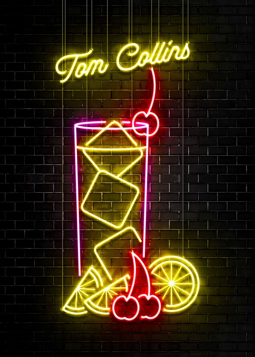 'Tom Collins' Poster, picture, metal print, paint by Misbahul Munir ...