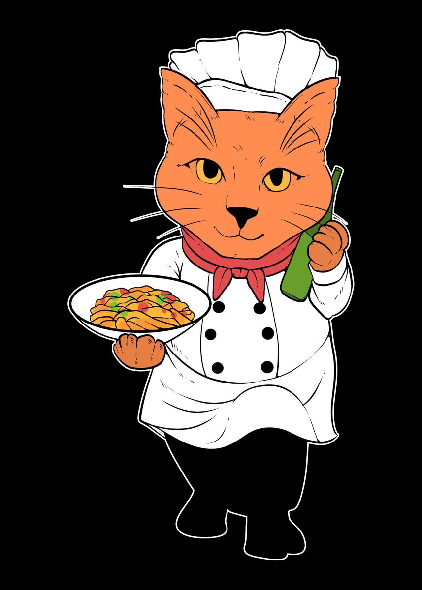 'Kiss the Chef Head Chef Gi' Poster by Powdertoastman | Displate