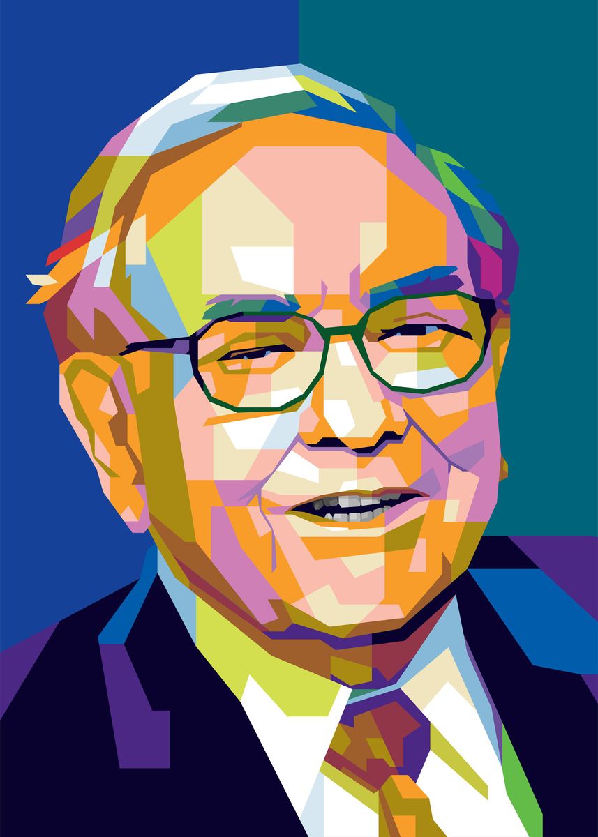 'Warren Buffett' Poster by Erick Sato | Displate