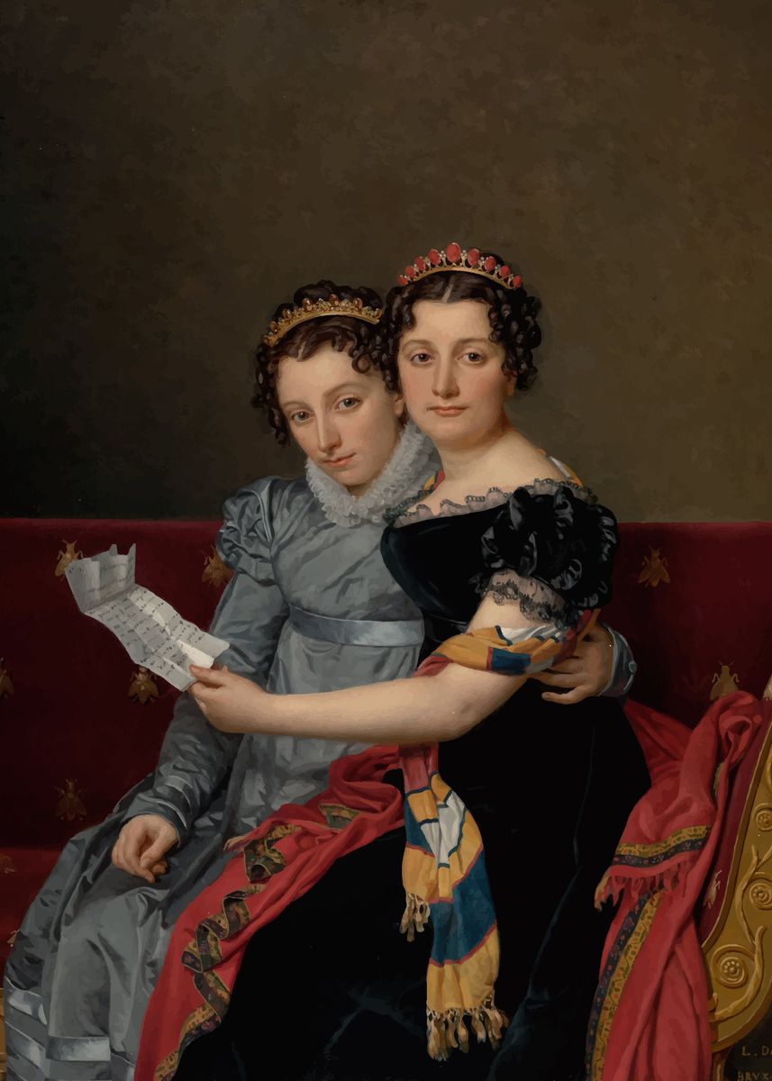 'Jacques Louis David' Poster, picture, metal print, paint by ArtGallery ...