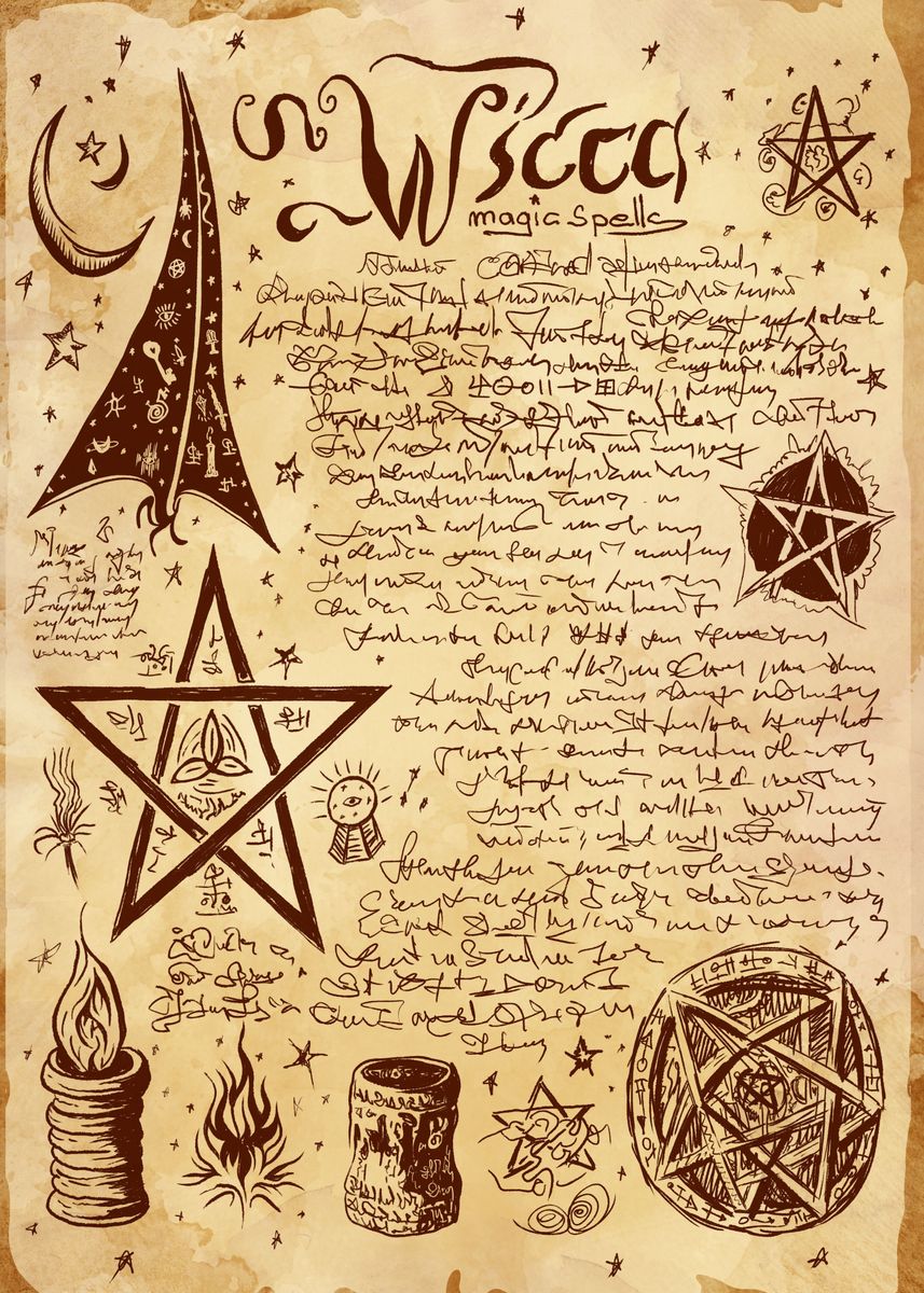 'Witchcraft ' Poster, picture, metal print, paint by VintageVoyage ...