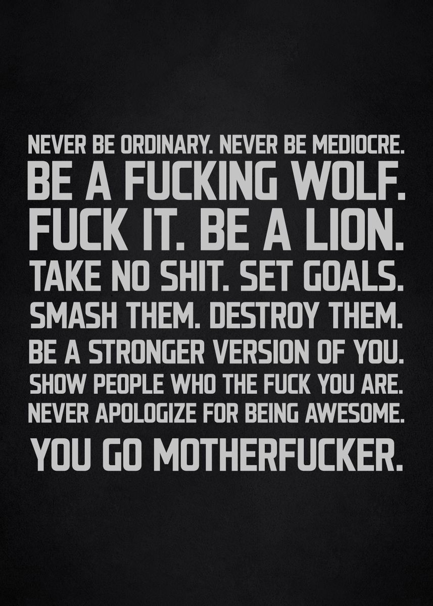 'be a lion inspirational' Poster, picture, metal print, paint by ...