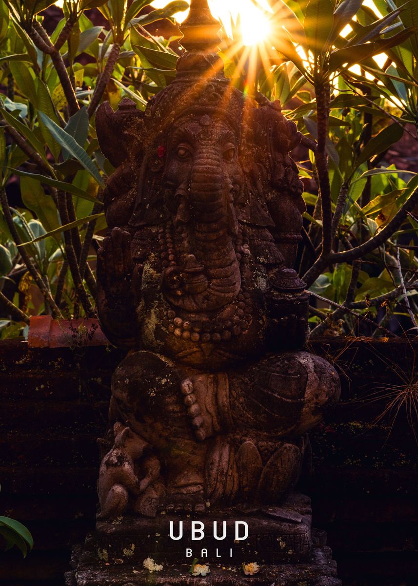 'Ubud ' Poster, picture, metal print, paint by Famous City | Displate