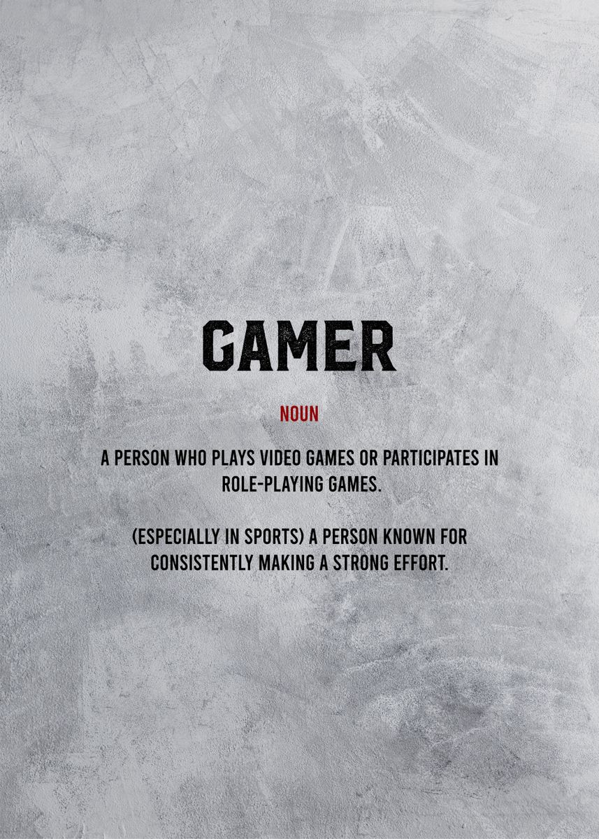 'gamer motivation' Poster by Bestselling Displate | Displate