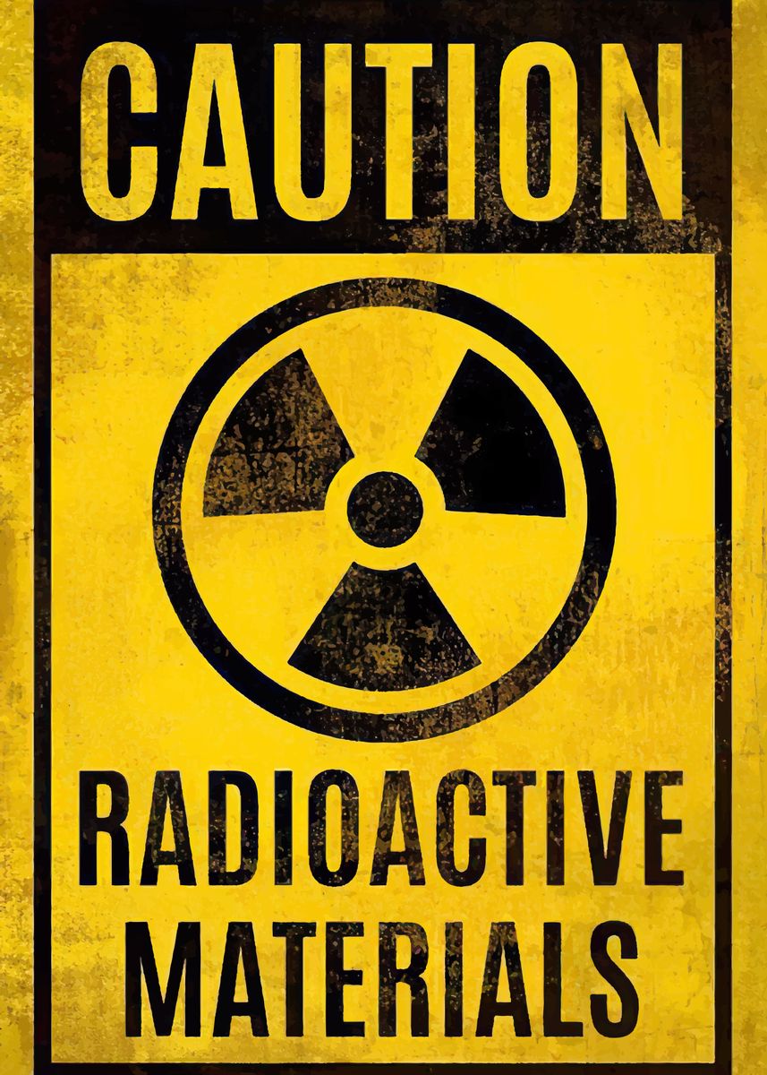 'radioactive material' Poster by wild Up | Displate