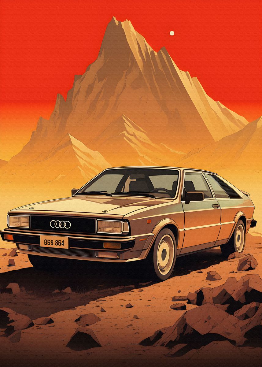 'Audi Quattro' Poster by RickyEKelly | Displate
