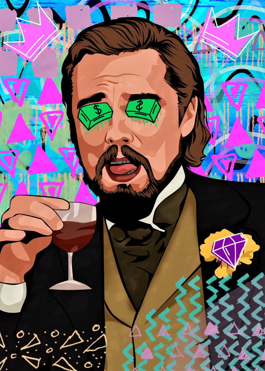 'funny meme street art' Poster, picture, metal print, paint by best art ...