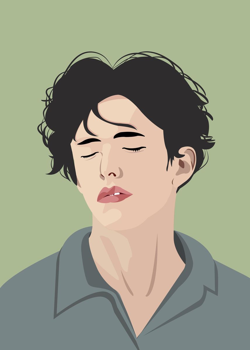 'Handsome man wonders' Poster, picture, metal print, paint by Estetic ...