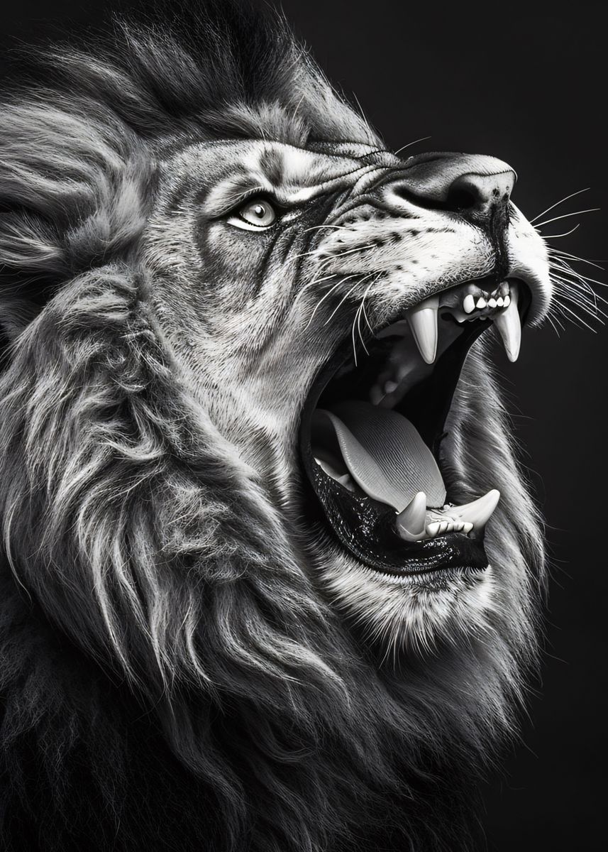 'King of the Jungle' Poster, picture, metal print, paint by Conceptual ...