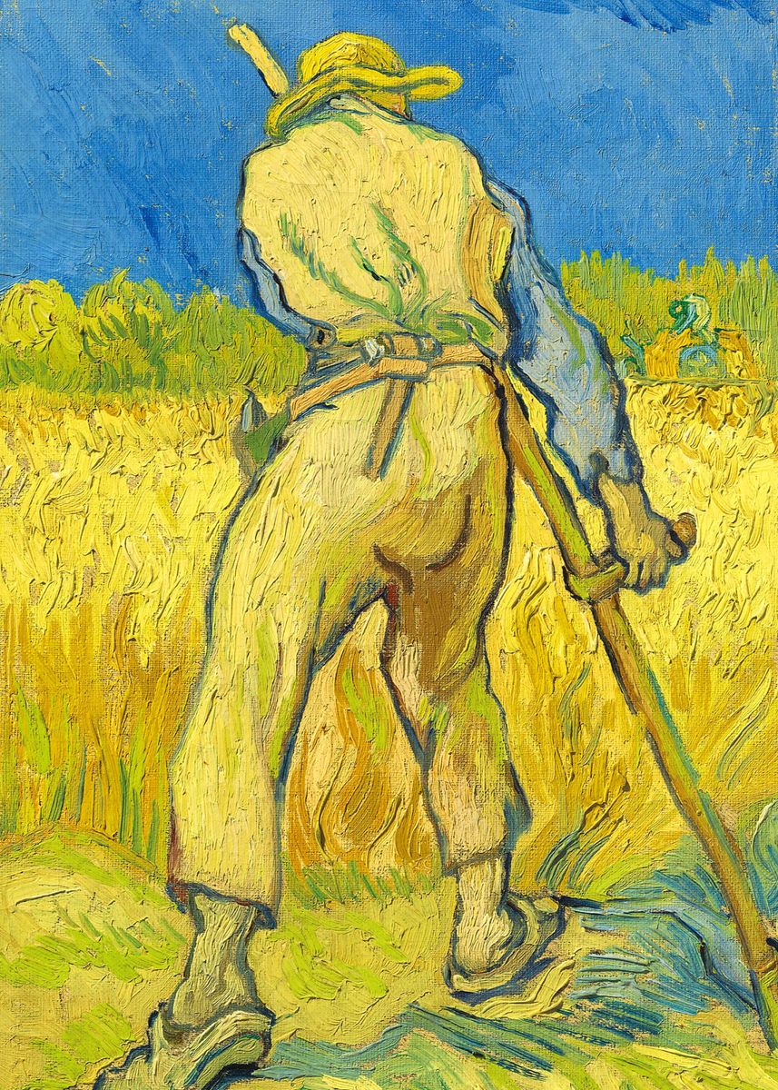 'Le moissonneur 1889 Gogh' Poster, picture, metal print, paint by ...