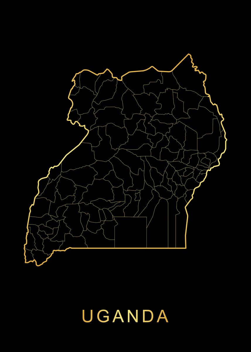 'Uganda' Poster by Deeo | Displate
