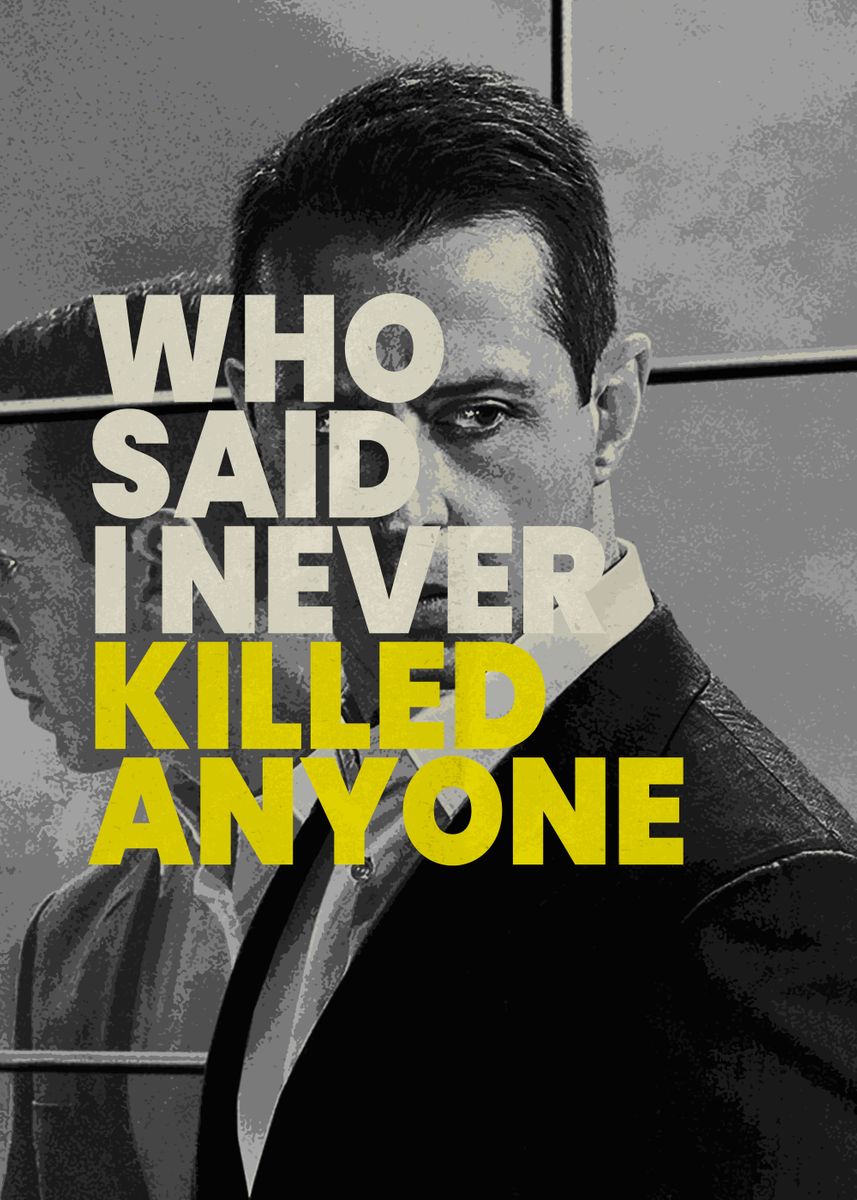 'Who said that' Poster, picture, metal print, paint by Taffy | Displate