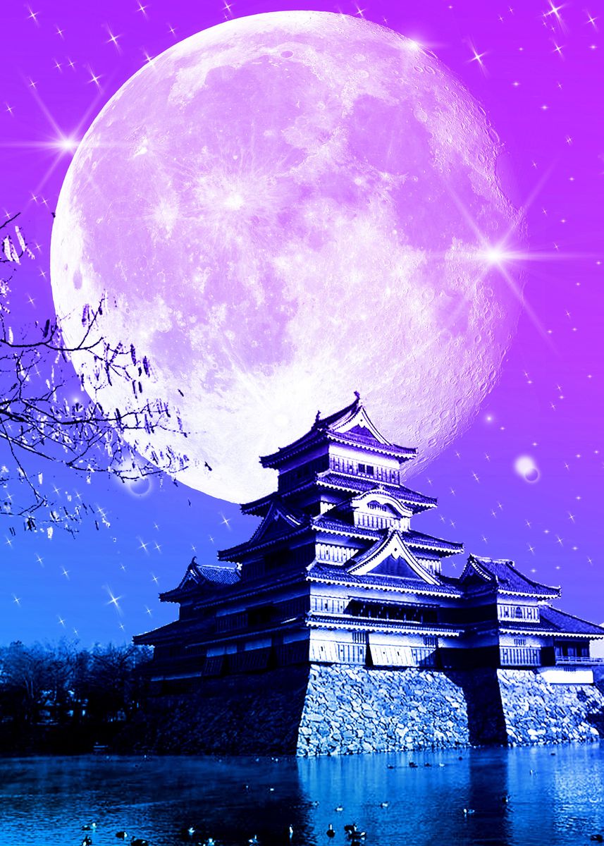 'japan building vaporwave' Poster by Muhammad Anas | Displate