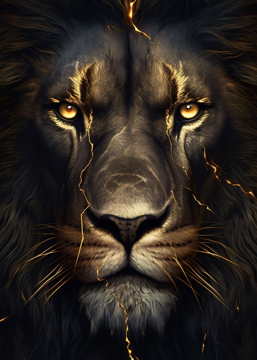 'King of the Jungle' Poster, picture, metal print, paint by Conceptual ...