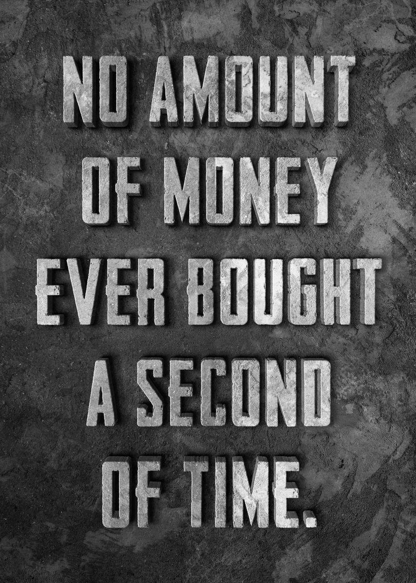 'Money and Second Time' Poster, picture, metal print, paint by ...