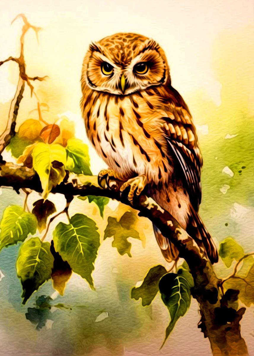 'Owl' Poster by set more | Displate