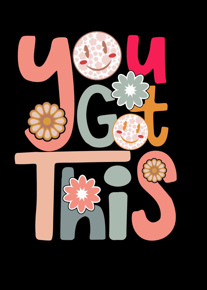 'Motivational Testing Day' Poster, picture, metal print, paint by Carlo ...