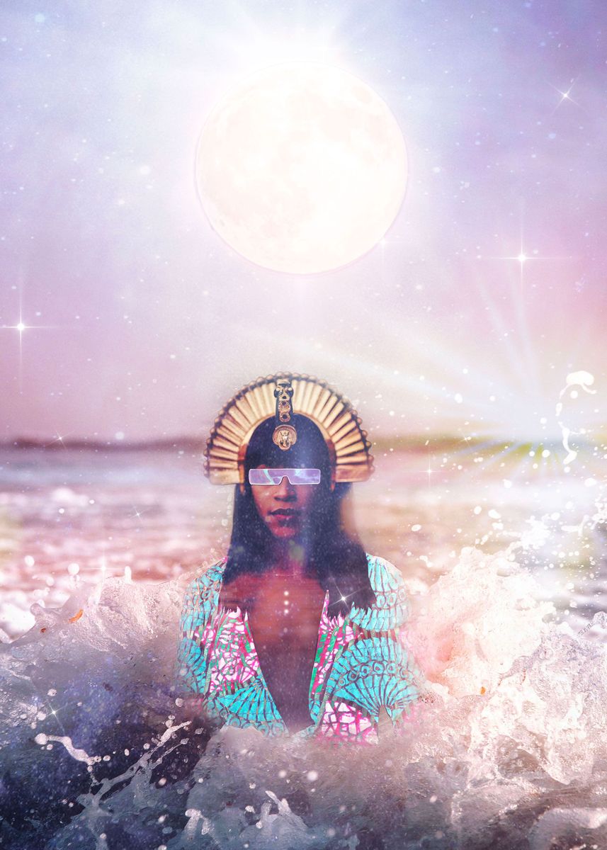 'Safi' Poster, picture, metal print, paint by ArtByMissAbs | Displate