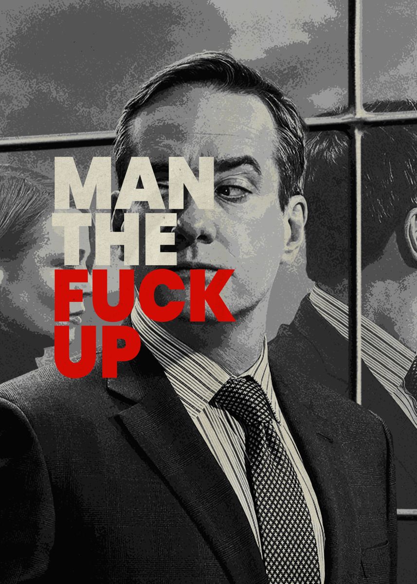 'Man UP' Poster, picture, metal print, paint by Taffy | Displate