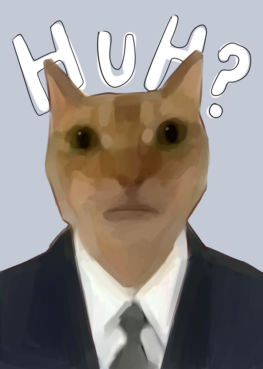 'antonio cat' Poster, picture, metal print, paint by eunoia | Displate