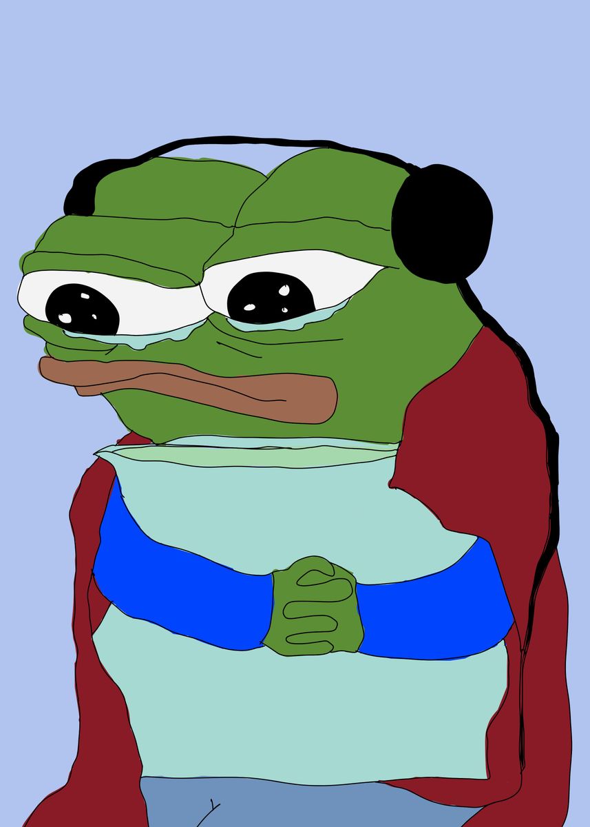 'pepe and music' Poster, picture, metal print, paint by eunoia | Displate