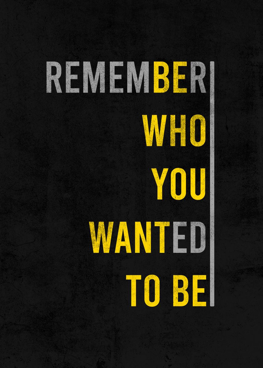 'REMEMBER' Poster, picture, metal print, paint by SA KE | Displate