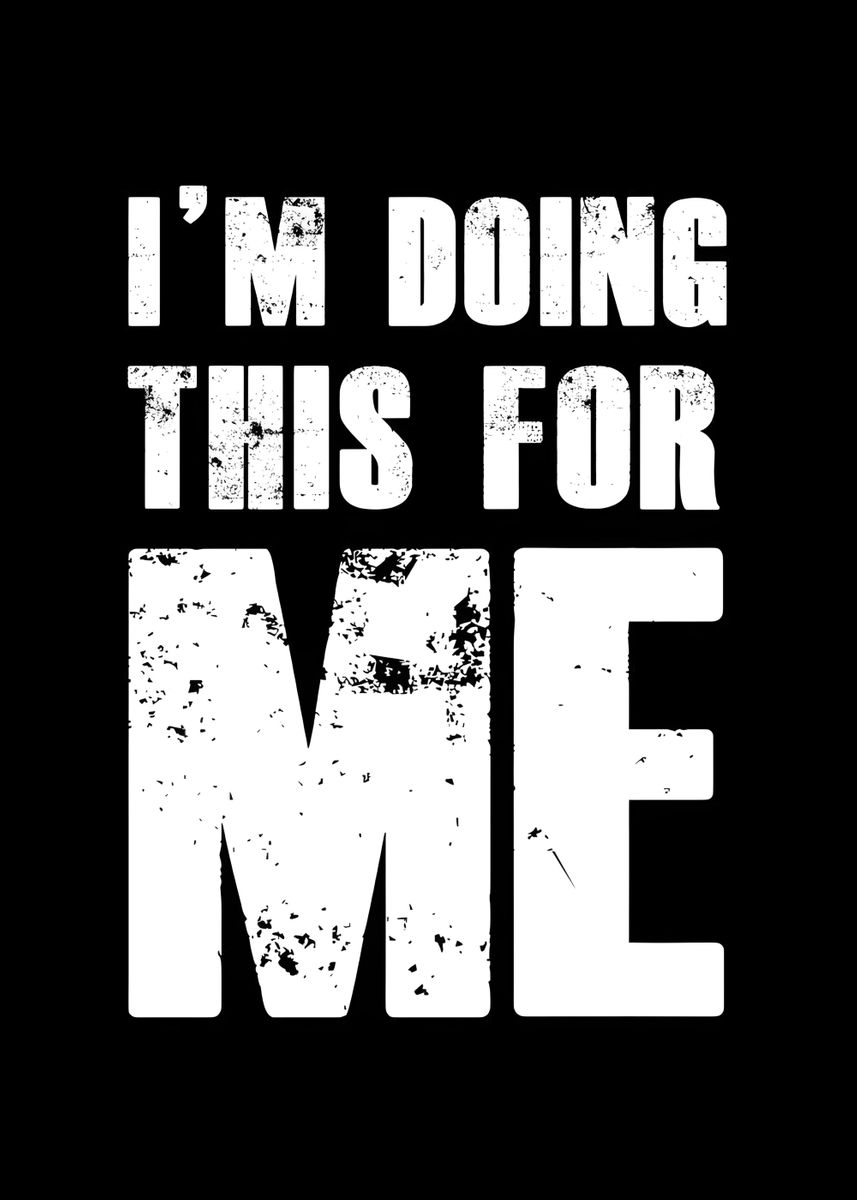 'ME' Poster, picture, metal print, paint by G Design | Displate