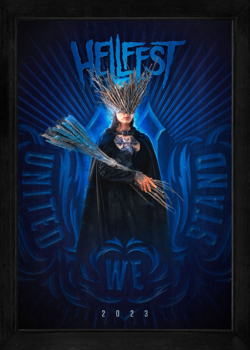 'Devil' Poster, picture, metal print, paint by Hellfest | Displate