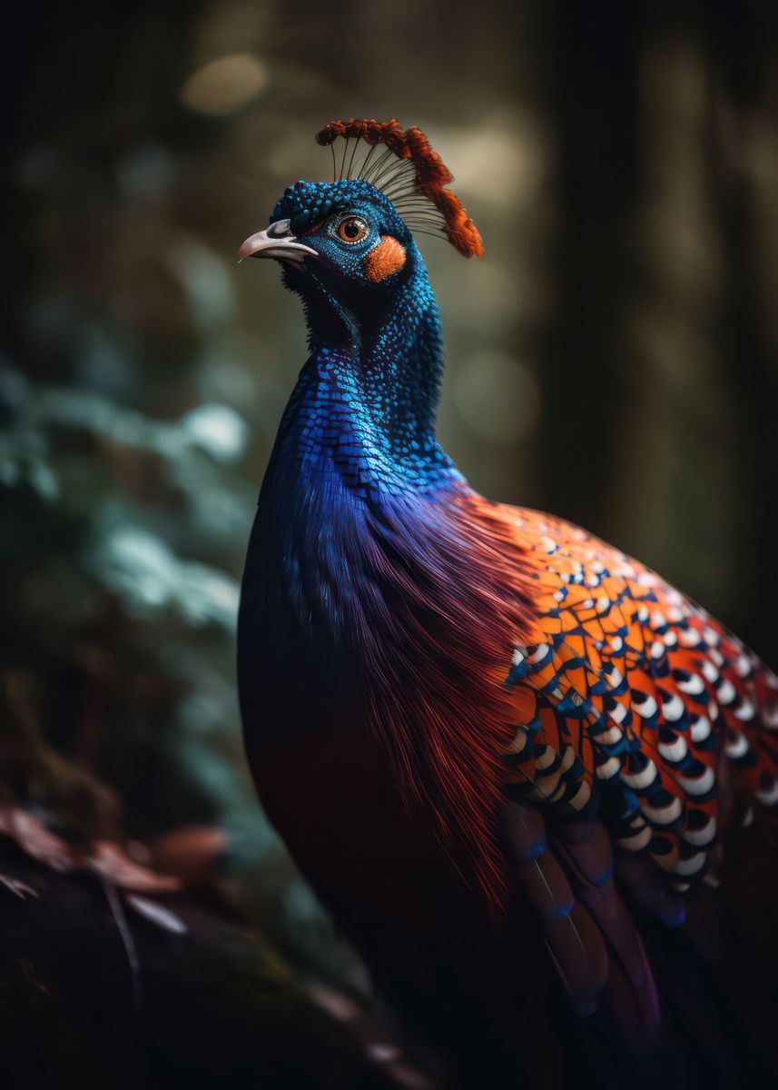 'Dazzling pheasant' Poster by Zooscape Wildlife | Displate