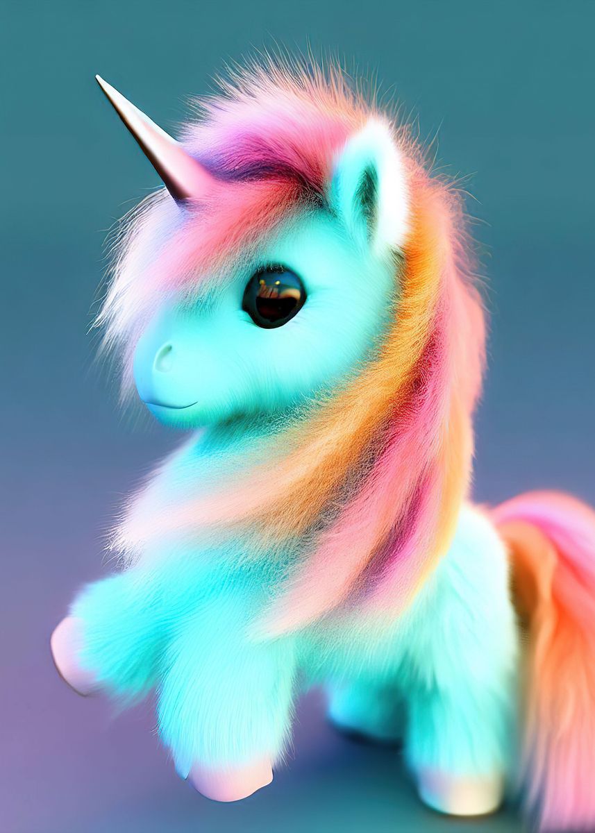 'Magic Unicorn' Poster, picture, metal print, paint by Nice Pictures ...
