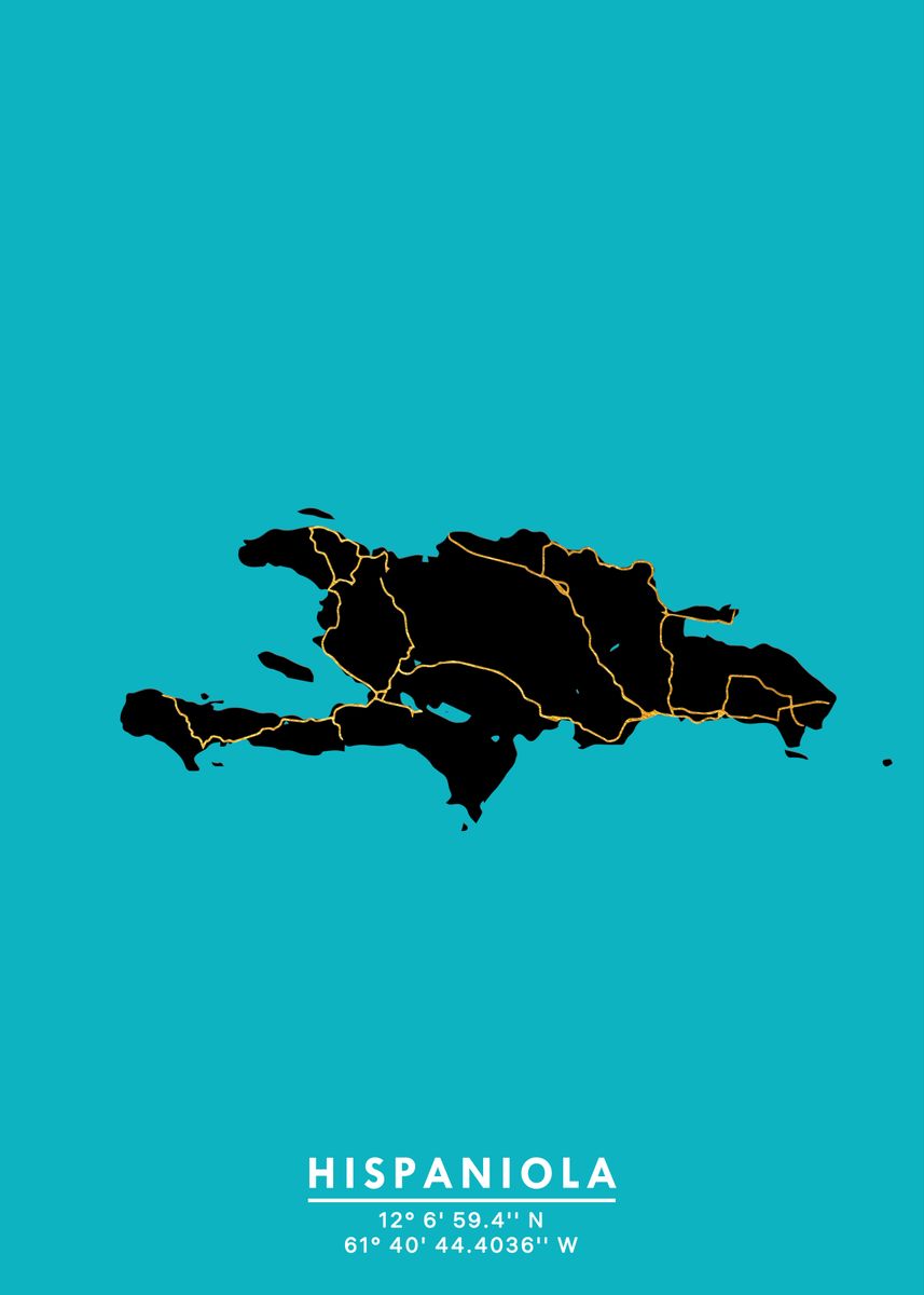 'Hispaniola' Poster, picture, metal print, paint by Clayborne Frank ...