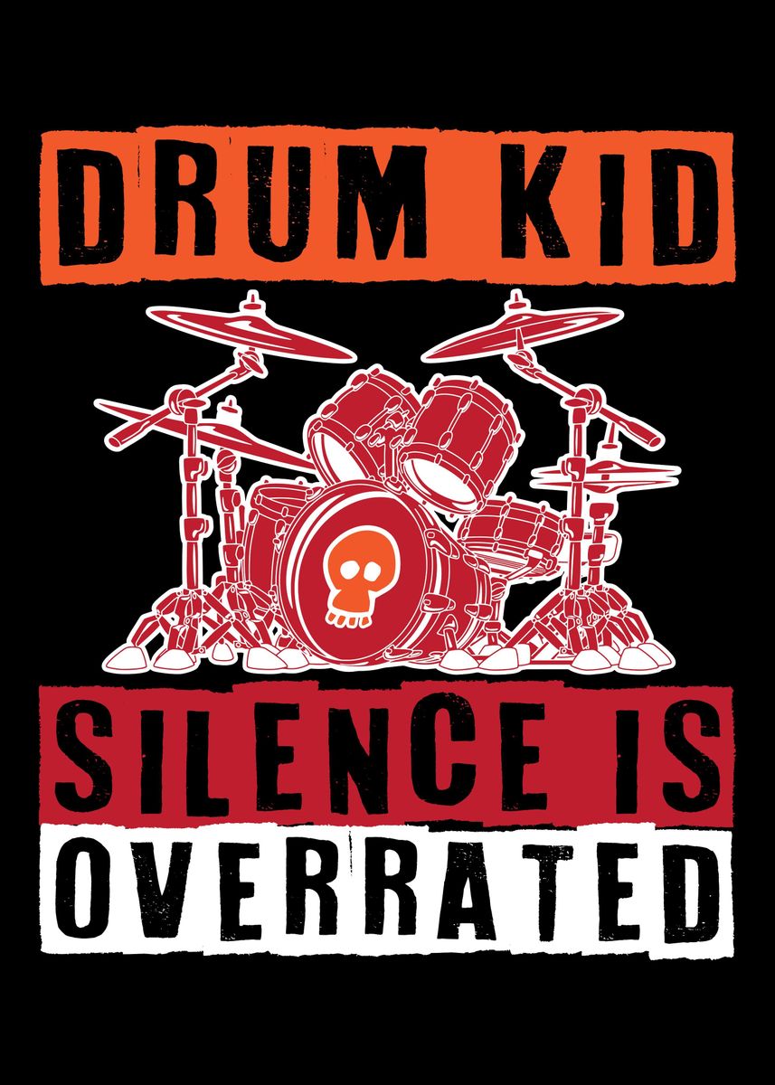 'Drummer' Poster, picture, metal print, paint by maxdesign | Displate